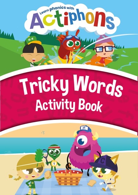 Learn Phonics- Get active with ACTIPHONS: Tricky Words Activity Book ...